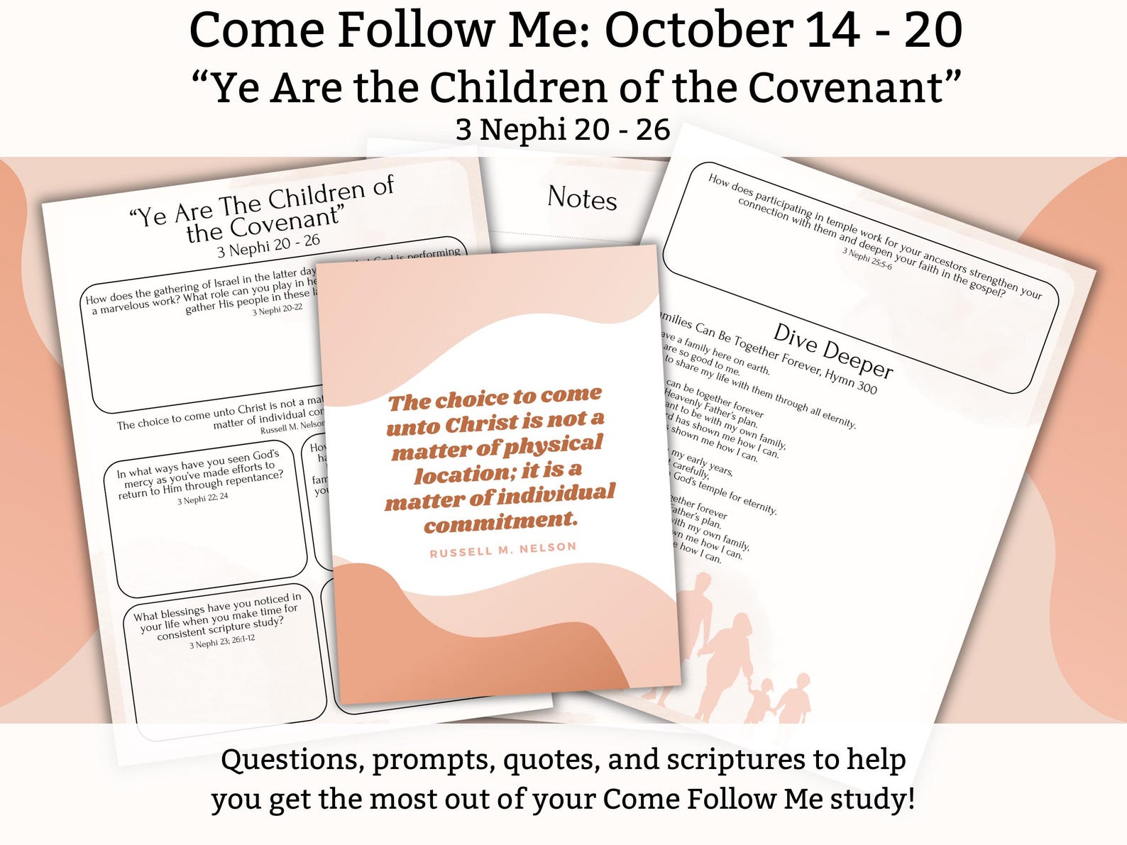Ye Are the Children of the Covenant, Come Follow Me, October 20, Lesson ...