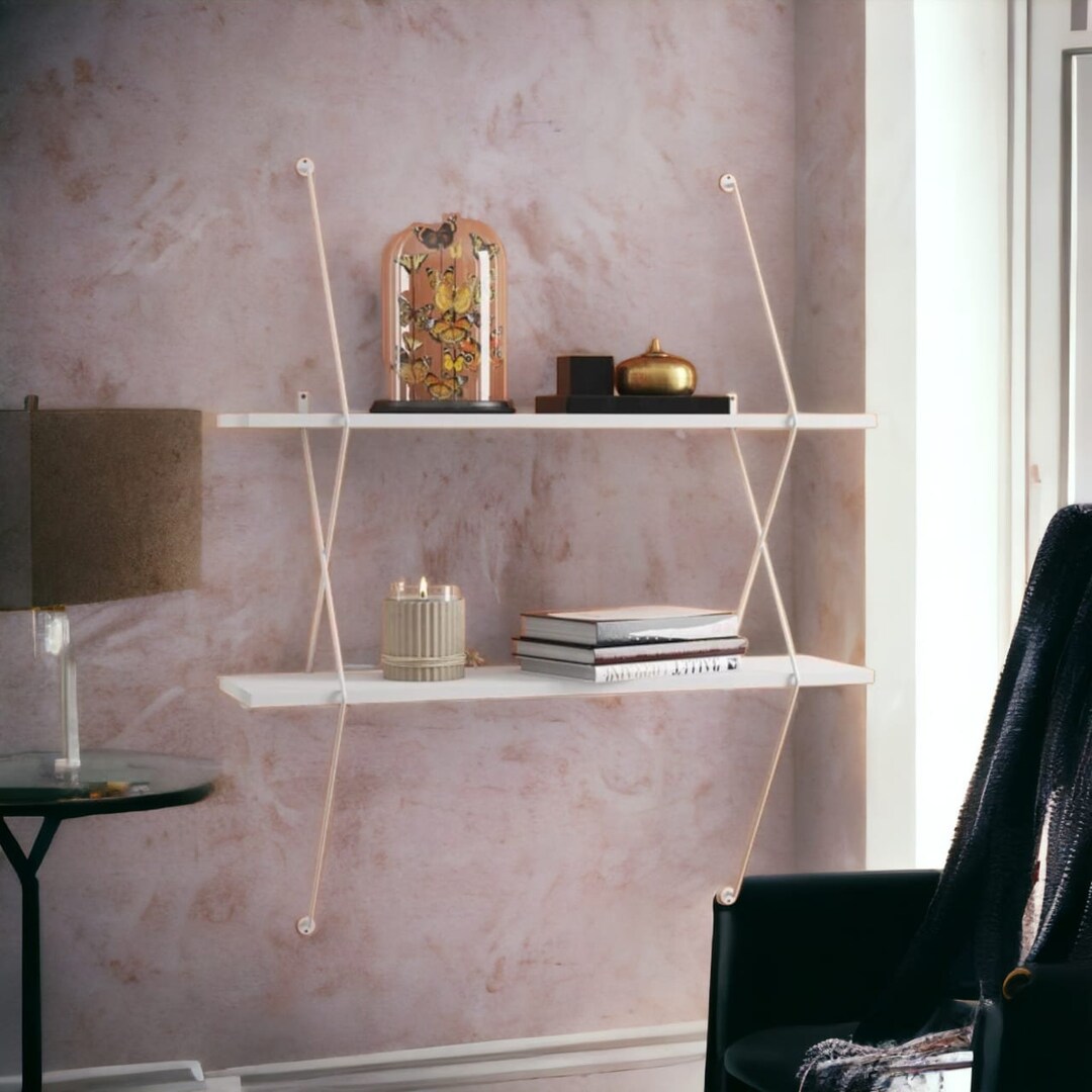 Rustic Wood Shelving Modern Wall Racks Custom Wooden Shelf Floating ...