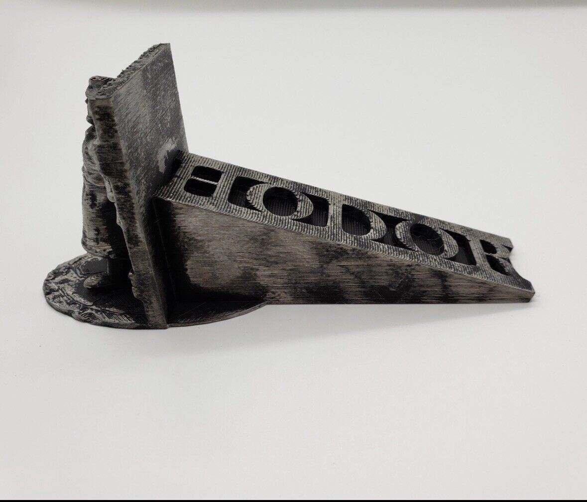 HODOR Door Stay Door Stop 3D Printed Hand Painted Silver Game of ...