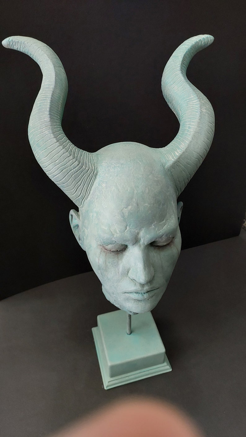 Lilith Bust Statue, Devil Horns, Jewish, Decorative Objects, Sculpture ...