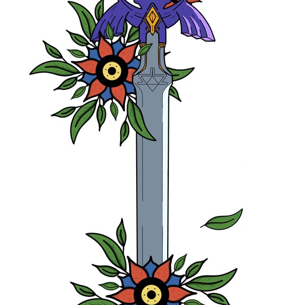 Master Sword Tattoo - Etsy