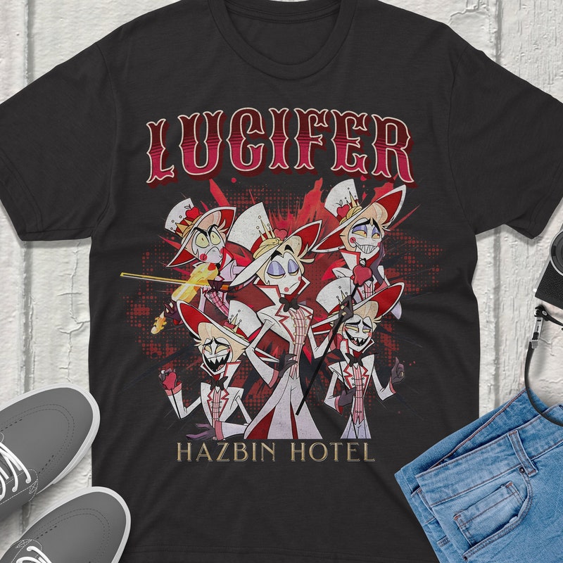 Lucifer Merch Hazbin Hotel - Etsy