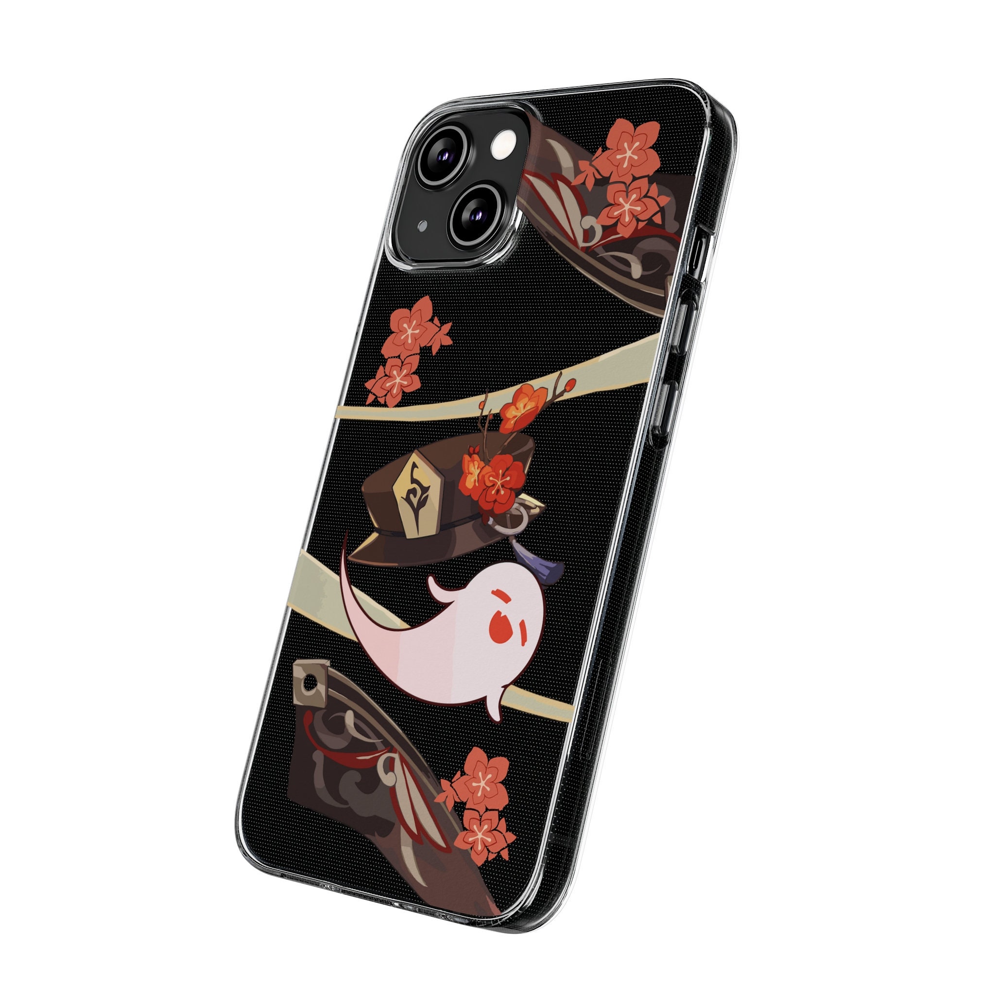 Genshin Impact Hu Tao Phone Case Aesthetic Design iPhone 15 & Samsung ...