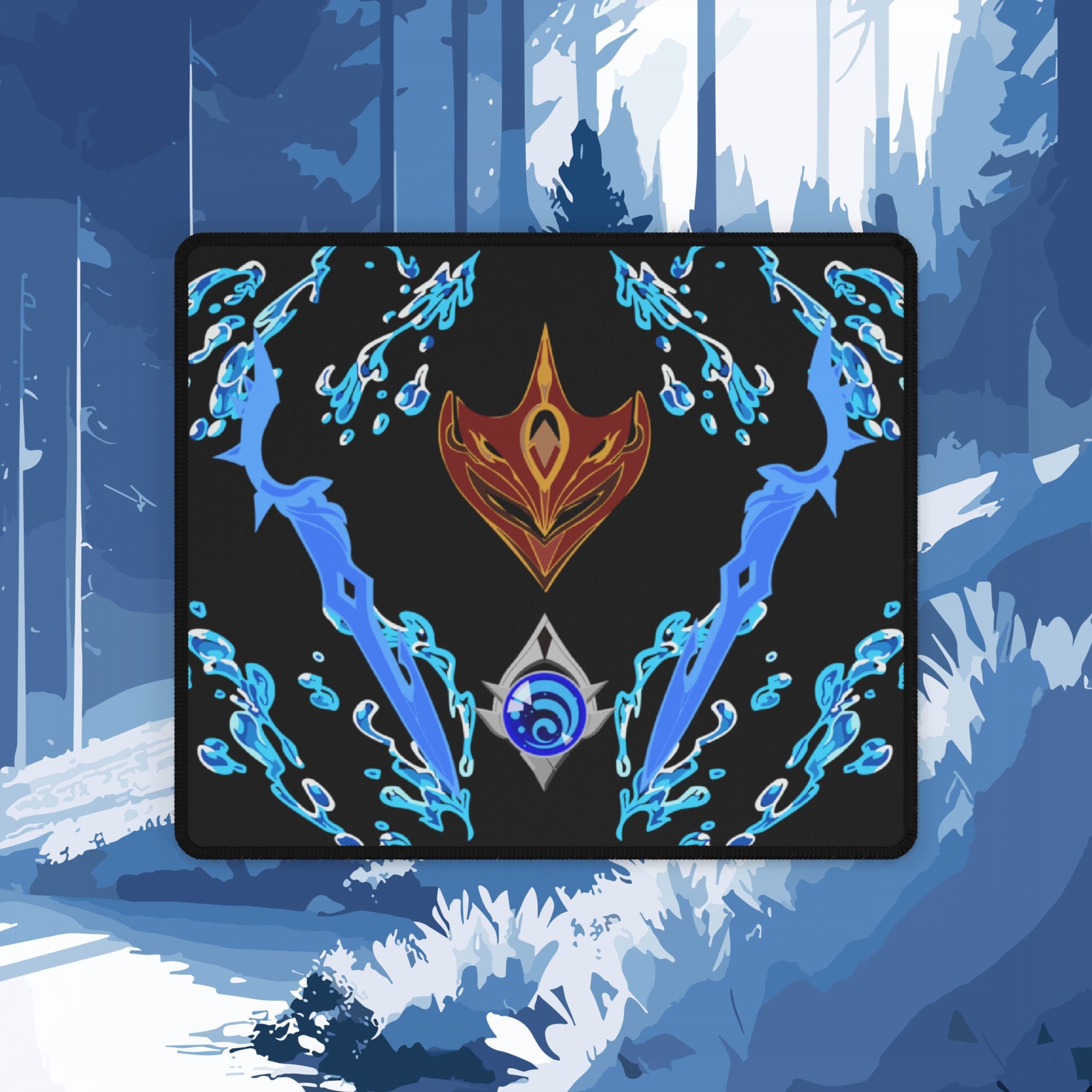 Tartaglia Childe Genshin Impact Desk Mat: Perfect for Gamers & Fans ...