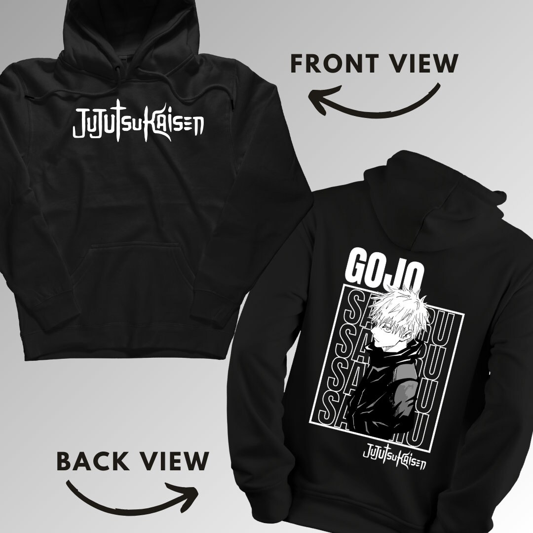 Gojo Satoru Jujutsu Kaisen Hoodie Anime Sweatshirt Trendy Manga ...