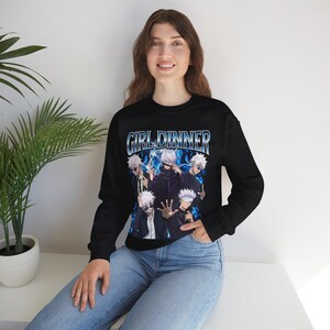 Satoru Gojo Jujutsu Kaisen Sweatshirt Vintage Streetwear Premium ...