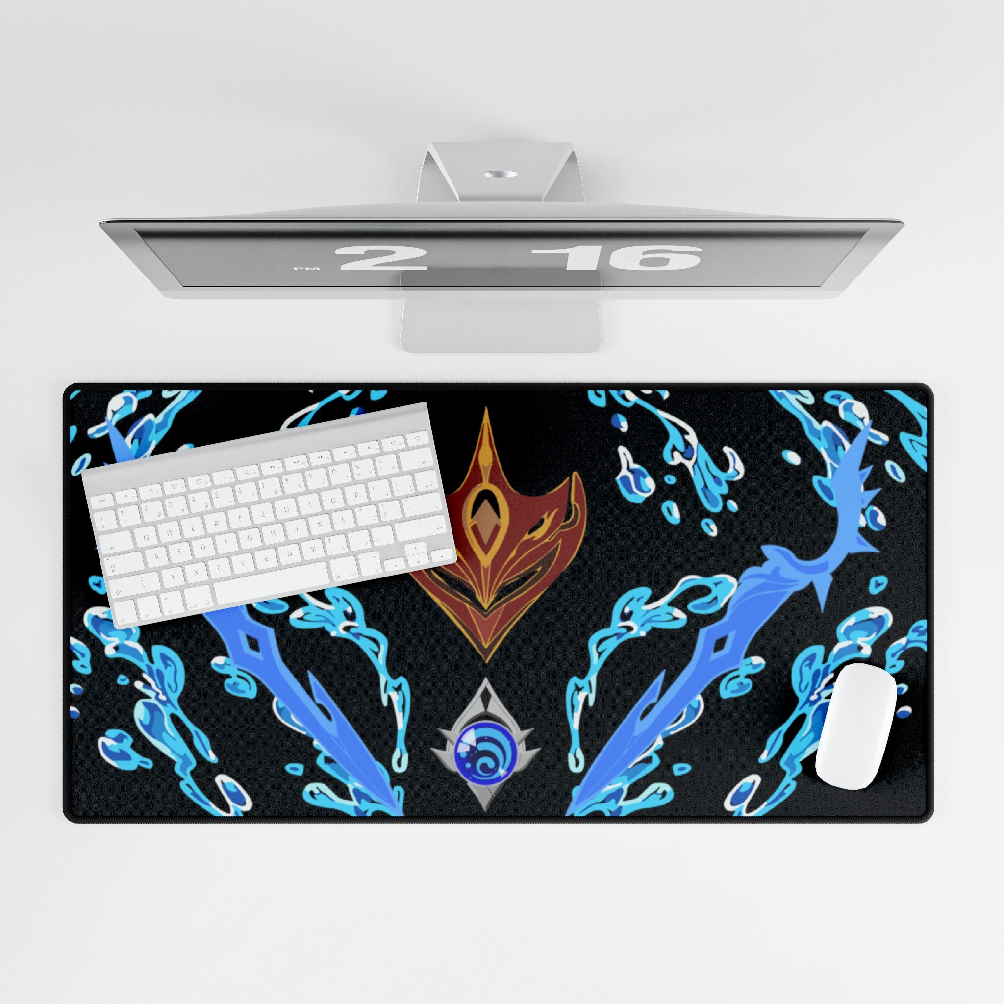 Tartaglia Childe Genshin Impact Desk Mat: Perfect for Gamers & Fans ...