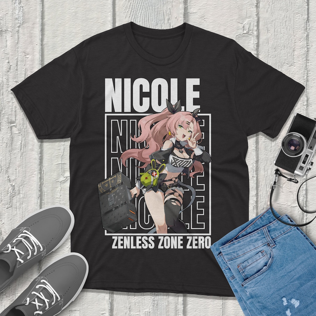 Nicole Zenless Zone Zero T-shirt Streetwear Unisex Anime Graphic Tee ...