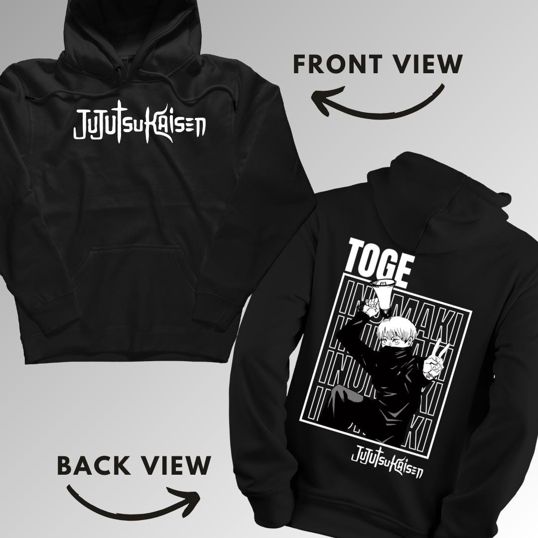 Toge Inumaki Jujutsu Kaisen Hoodie Anime Sweatshirt Trendy Manga ...