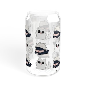 Satoru Gojo Jujutsu Kaisen Anime Glass Cup Gojo Glassware Perfect Anime ...
