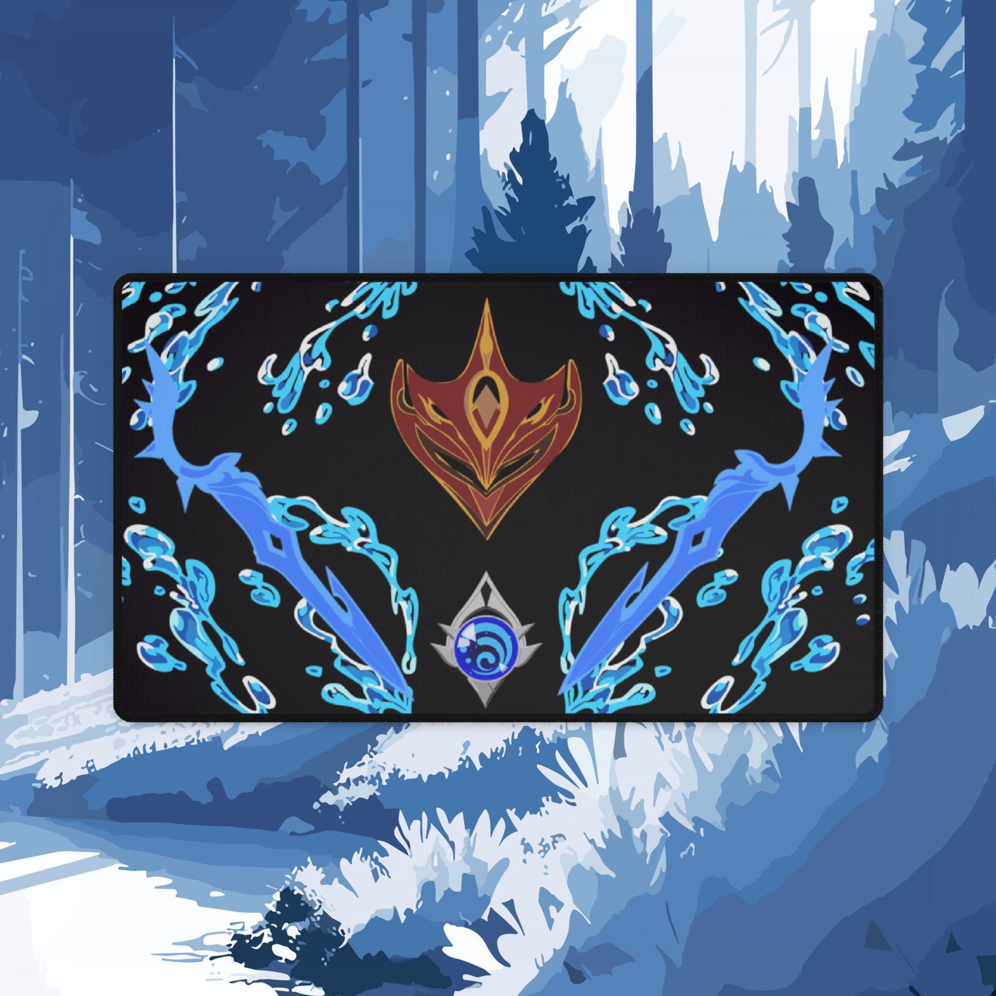 Tartaglia Childe Genshin Impact Desk Mat: Perfect for Gamers & Fans ...