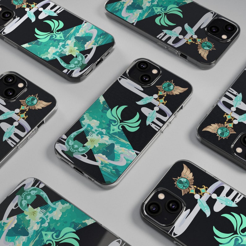 Genshin Impact Phone Case Aesthetic Design iPhone 14 & Samsung Venti ...