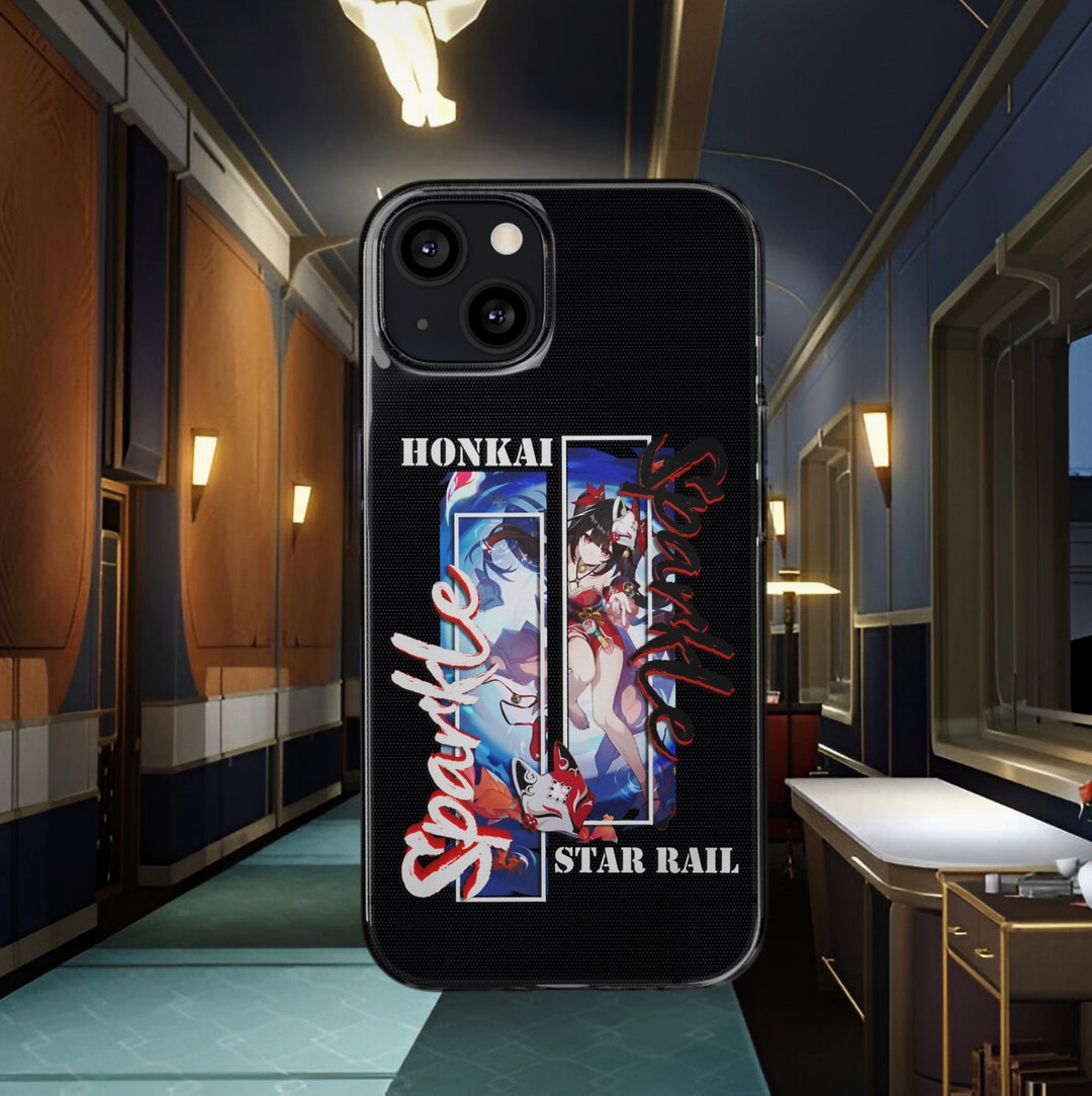 Sparkle Honkai Star Rail Transparent Clear Case Aesthetic Design iPhone ...
