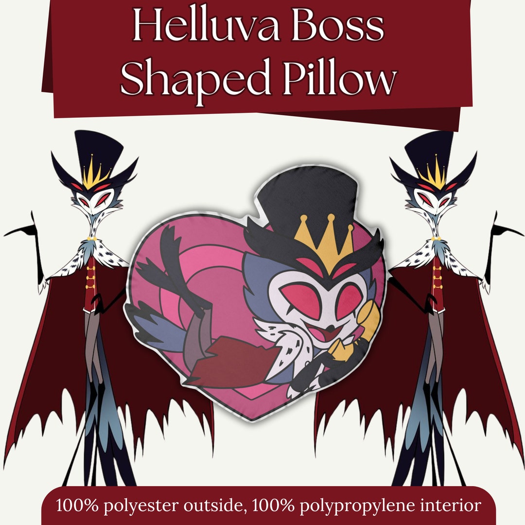 Stolas Unique Helluva Boss Shaped Pillow Plush Perfect Helluva Boss ...