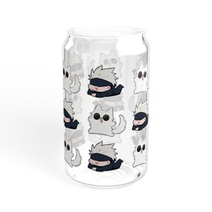 Satoru Gojo Jujutsu Kaisen Anime Glass Cup Gojo Glassware Perfect Anime ...