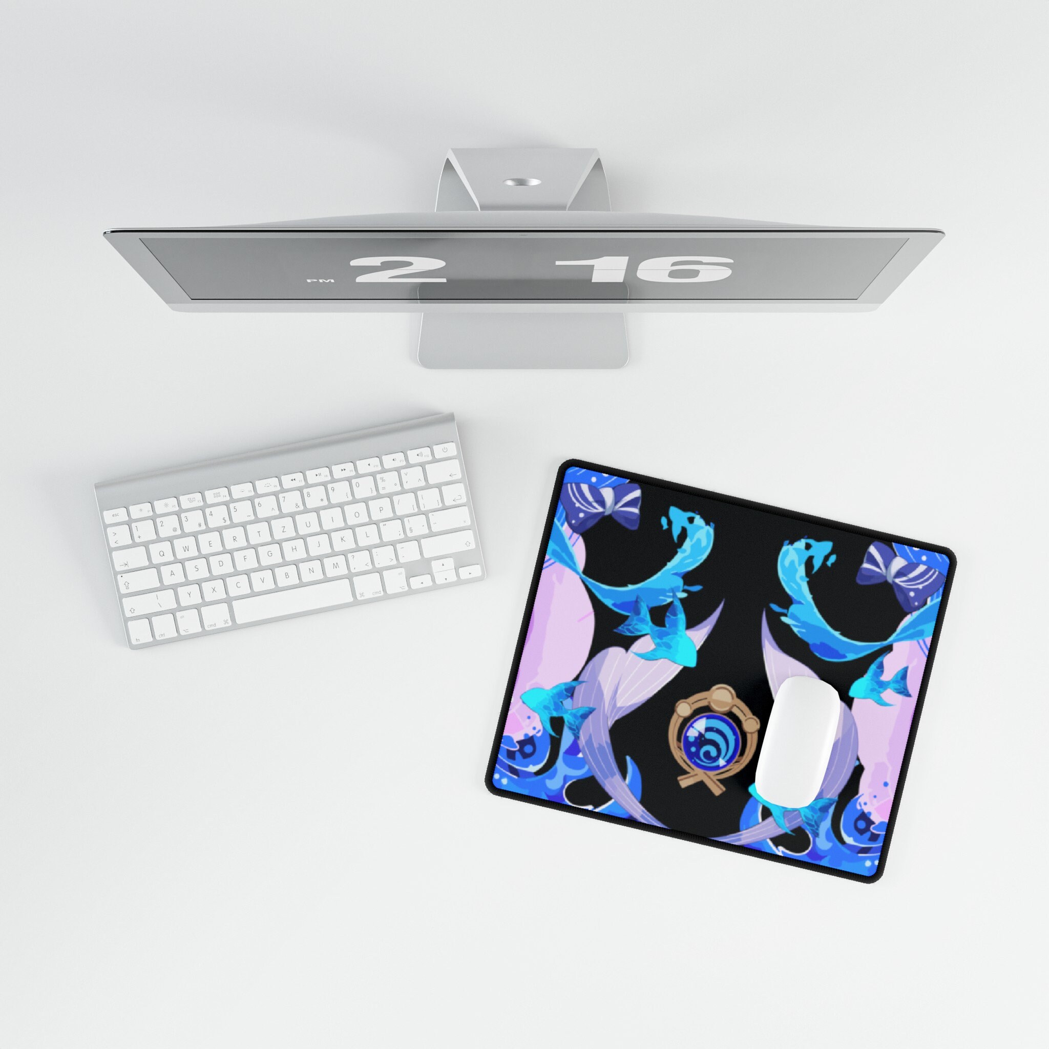Kokomi Genshin Impact Desk Mat: Perfect for Gamers & Fans Featuring ...