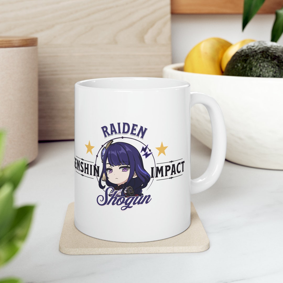 Raiden Shogun Themed Genshin Impact-inspired Mug: Sip in Style With ...