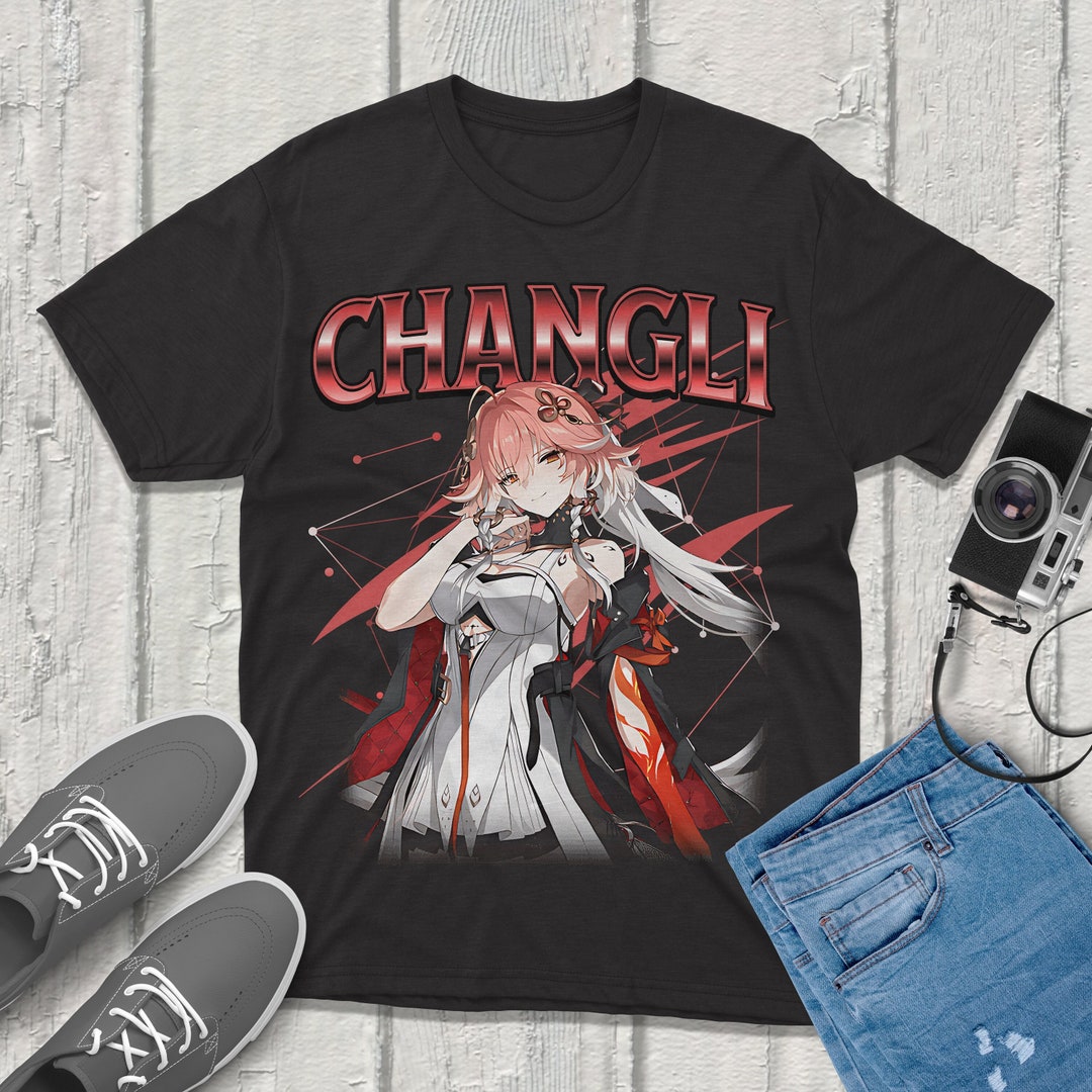 Changli Wuthering Waves Shirt Vintage Streetwear Unique Artistic Design ...