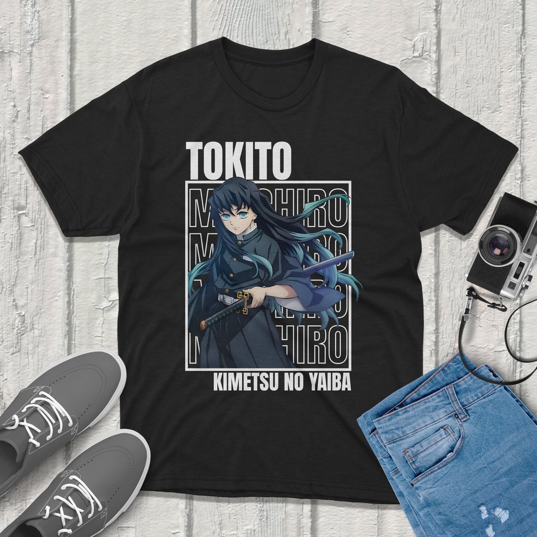 Muichiro Tokito Kimetsu No Yaiba Demon Slayer T-shirt Anime Graphic Tee ...