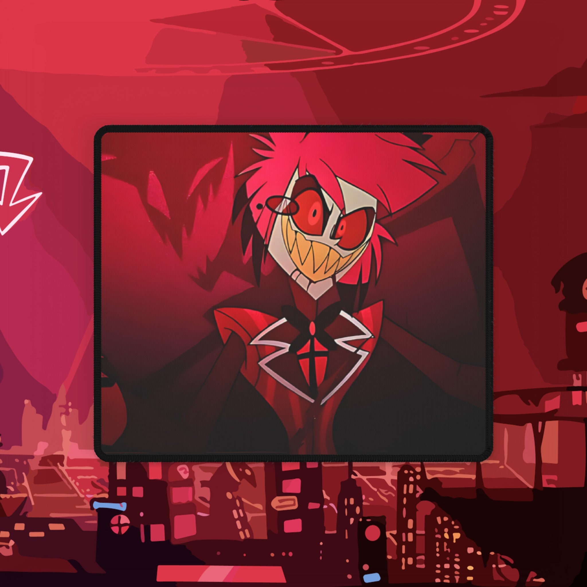 Alastor Hazbin Hotel Desk Mat: Premium Quality, Vibrant Designs ...