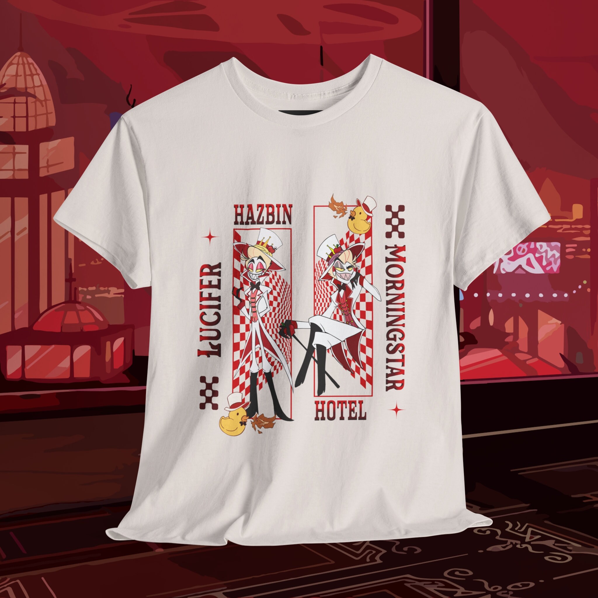Lucifer Hazbin Hotel T-shirt: Stylish Trendy Apparel Featuring Your ...