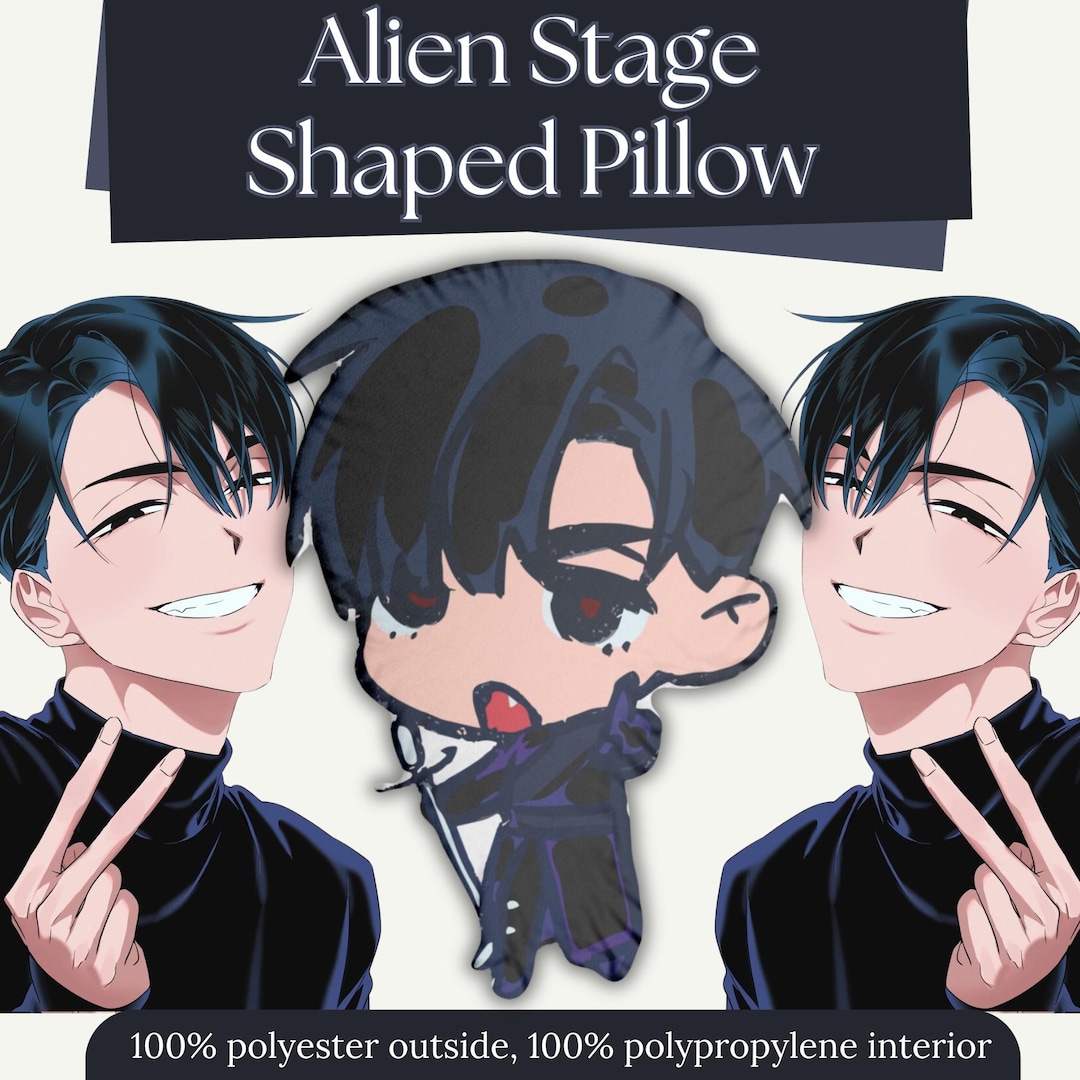 Ivan Alien Stage Plushie Shaped Pillow ALNST Merchandise Cute Anime ...