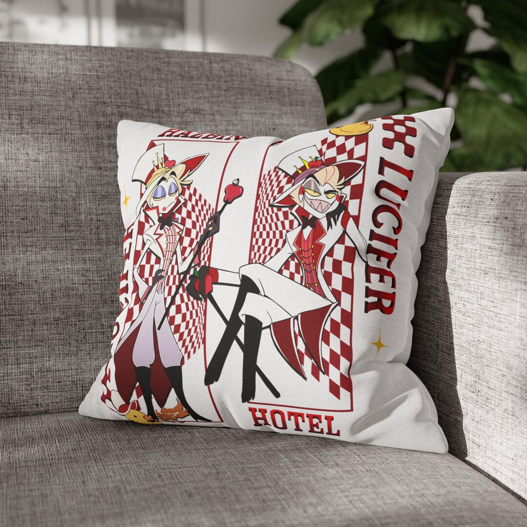 Lucifer Hazbin Hotel Pillow: Plush Comfort, Vibrant Designs, Perfect ...