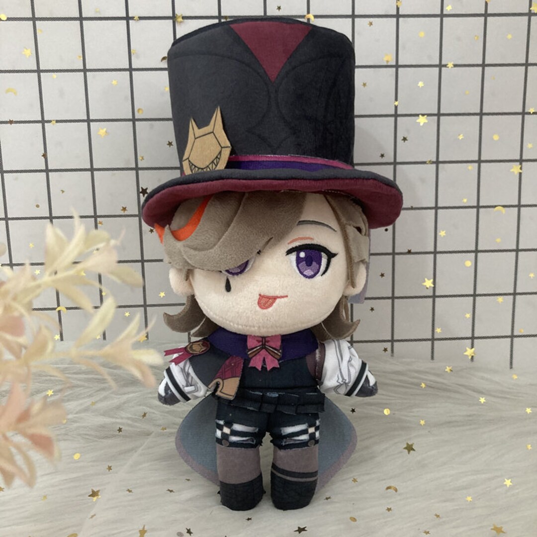 Lyney Genshin Impact Cosplay Plush Doll Toy Character Cute Soft Stuffed ...