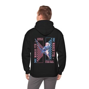 March 7th Themed Honkai Star Rail Unisex Hoodie Hooded Sweatshirt Anime ...