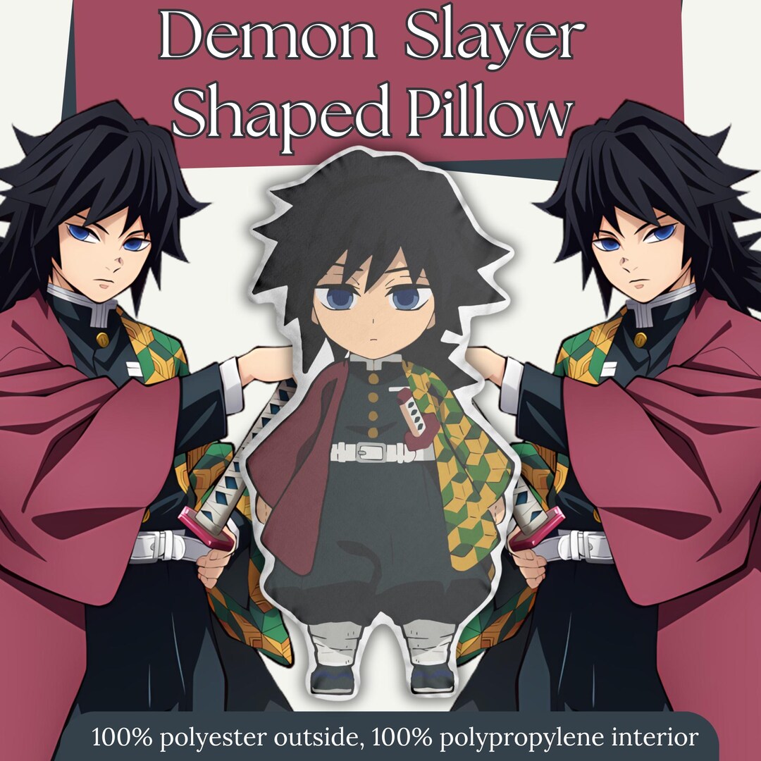 Giyu Tomioka Kimetsu No Yaiba Demon Slayer Shaped Pillow Cute Anime ...