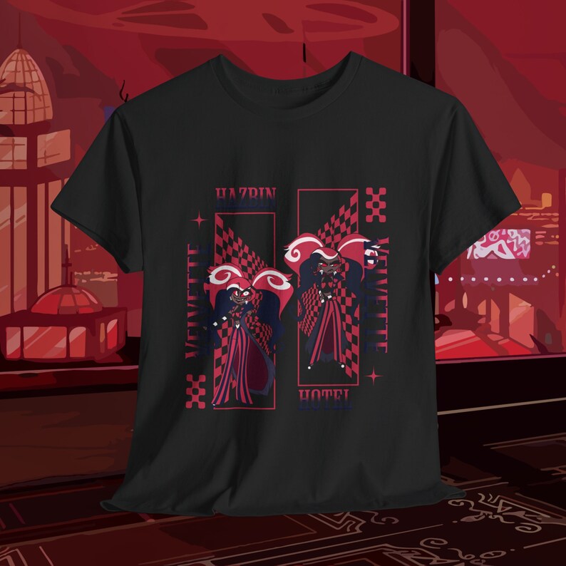 Velvette Hazbin Hotel T-shirt: Stylish Trendy Apparel Featuring Your ...