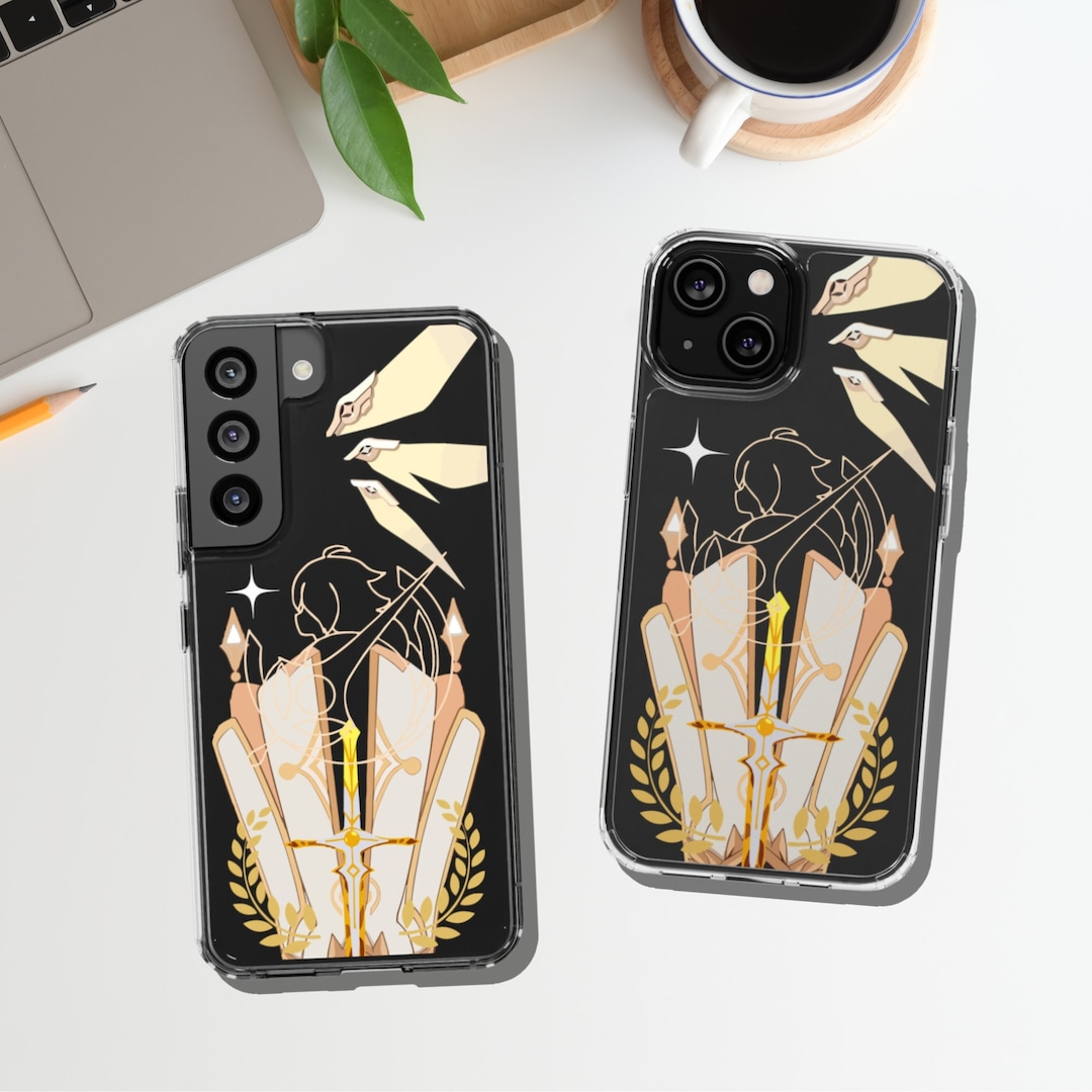 Aether Traveller Genshin Impact Aesthetic Phone Clear Case Design for ...