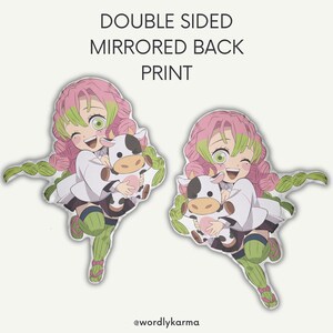 Mitsuri Kanroji Kimetsu No Yaiba Demon Slayer Shaped Pillow Cute Anime ...