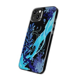 Neuvillette Genshin Impact Aesthetic Phone Clear Case Design for iPhone ...