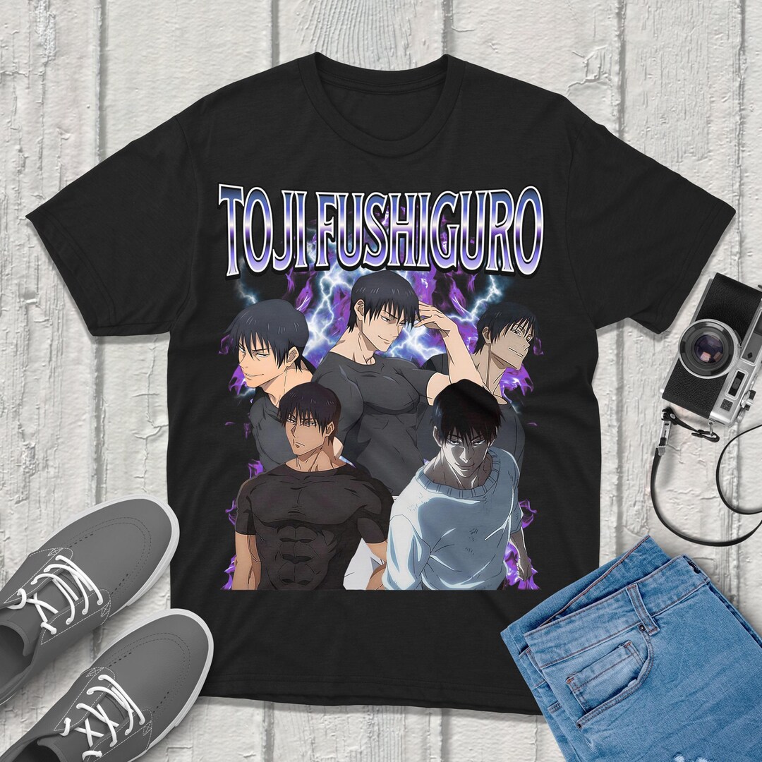 Toji Fushiguro Jujutsu Kaisen T-shirt Vintage Streetwear Premium ...