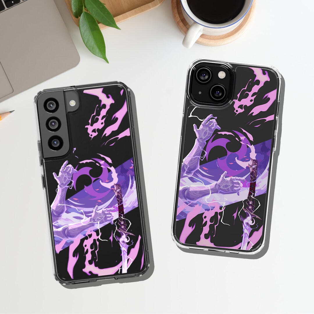 Raiden Shogun Genshin Impact Phone Case Aesthetic Design iPhone 15 ...