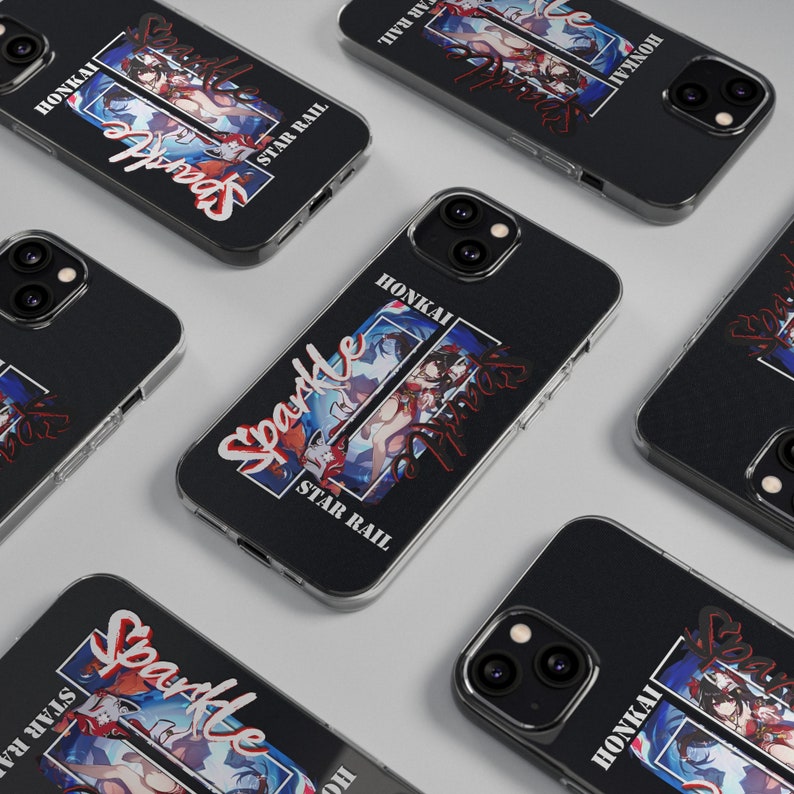 Sparkle Honkai Star Rail Transparent Clear Case Aesthetic Design iPhone ...