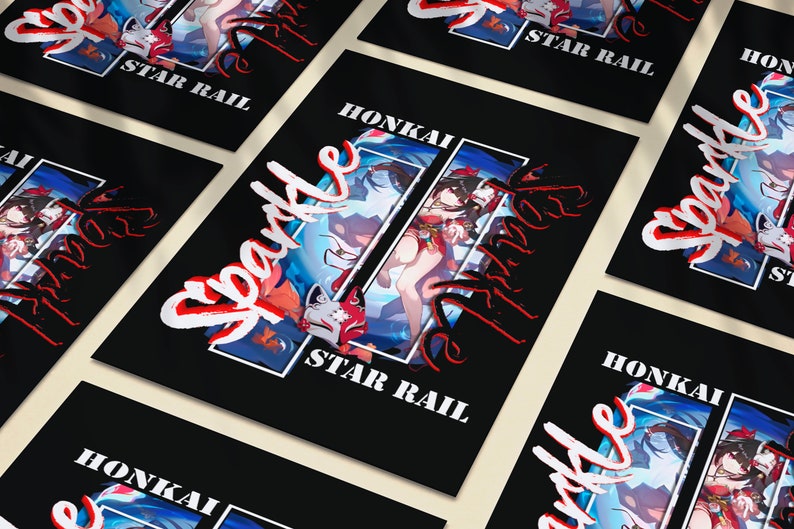 Sparkle Themed Honkai Star Rail Aesthetic Poster Anime Wall Art Print ...