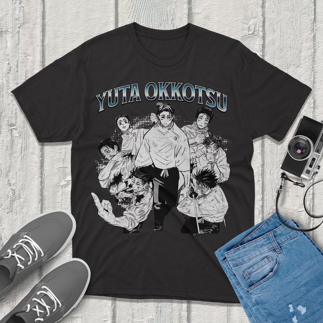 Yuta Jujutsu Kaisen T-shirt Vintage Streetwear Premium Quality Apparel ...