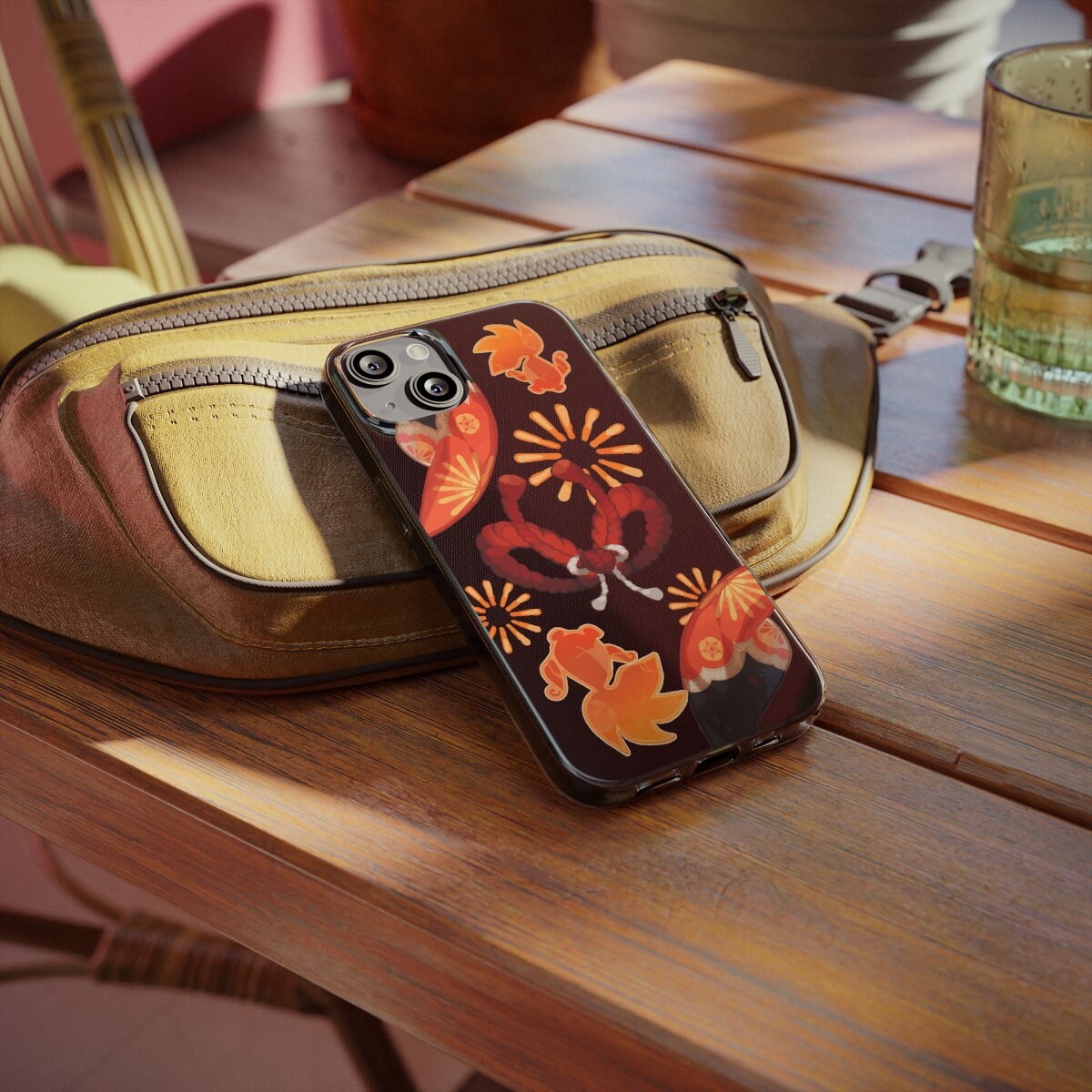 Genshin Impact Yoimiya Phone Case Aesthetic Design iPhone 14 & Samsung ...