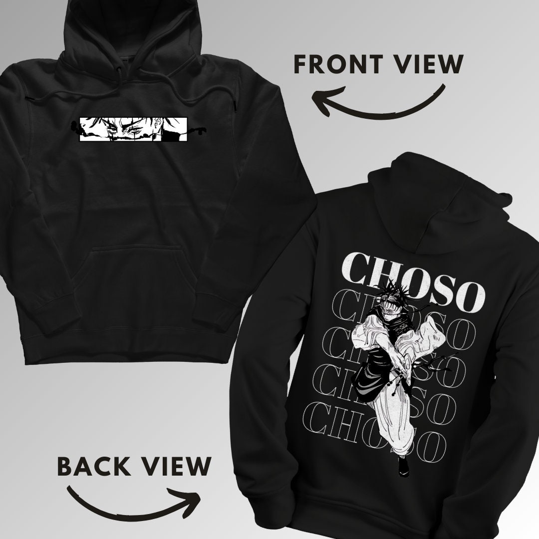 Choso Jujutsu Kaisen Hoodie | Anime Sweatshirt | Trendy Manga Clothing ...