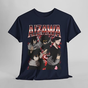 Aizawa Eraserhead My Hero Academia Tshirt Unisex Vintage Streetwear MHA ...