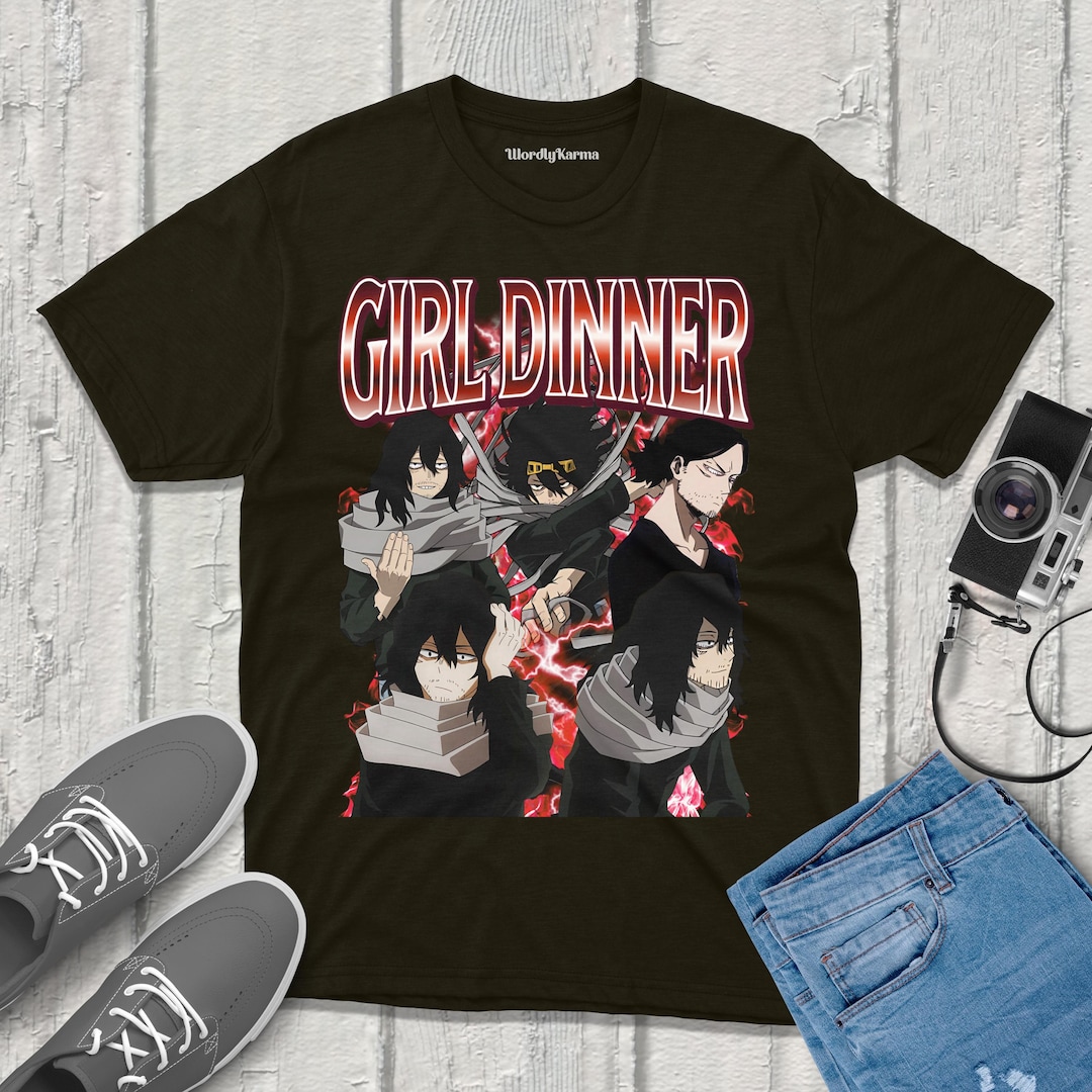 Aizawa Eraserhead My Hero Academia Tshirt Unisex Vintage Streetwear MHA ...