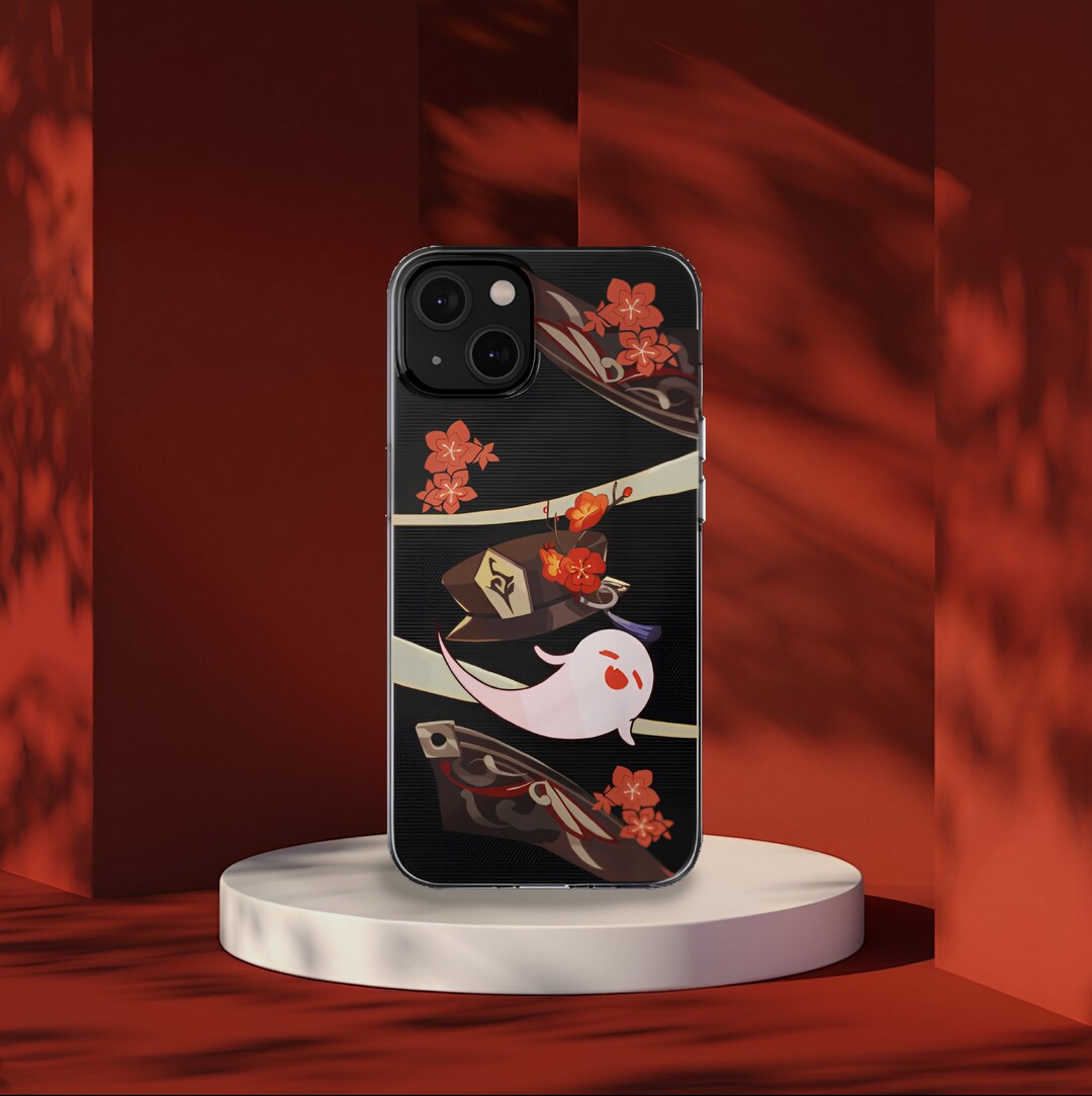 Genshin Impact Hu Tao Phone Case Aesthetic Design iPhone 15 & Samsung ...