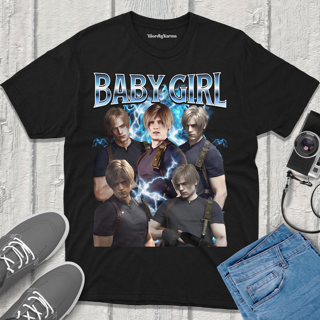 Residence Evil Leon S. Kennedy Bootleg T-shirt Vintage Streetwear ...