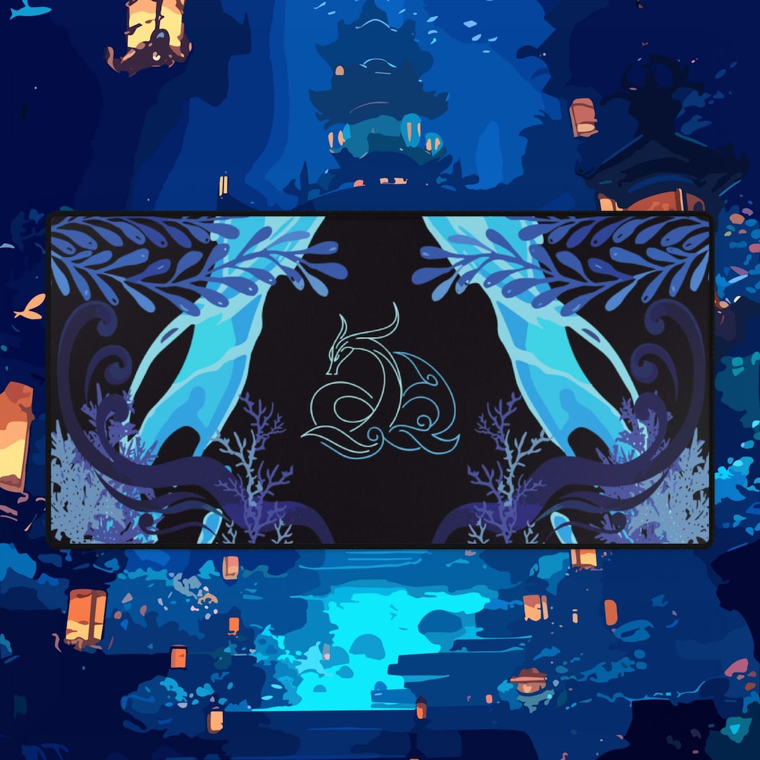 Neuvillette Genshin Impact Desk Mat: Perfect for Gamers & Fans ...