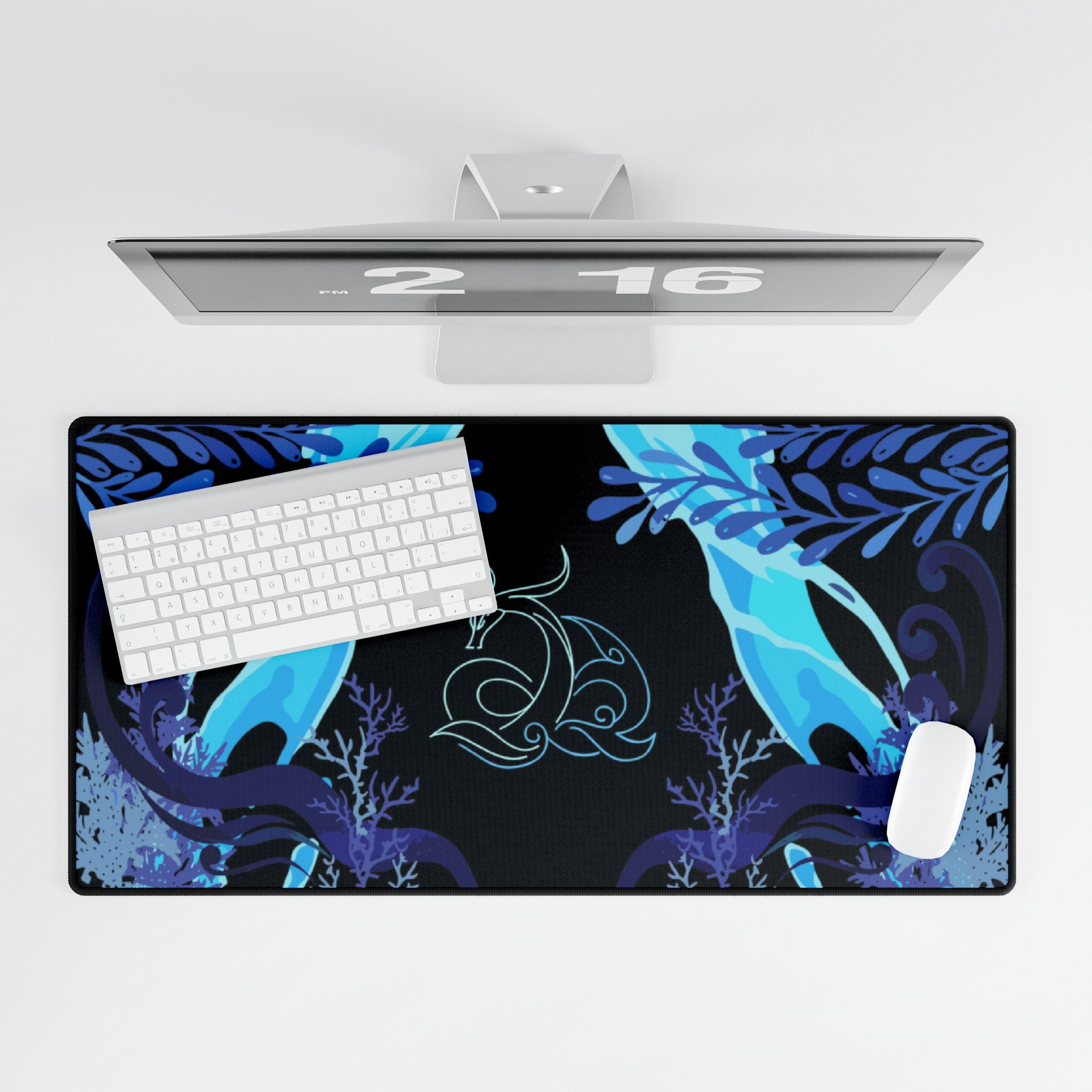 Neuvillette Genshin Impact Desk Mat: Perfect for Gamers & Fans ...