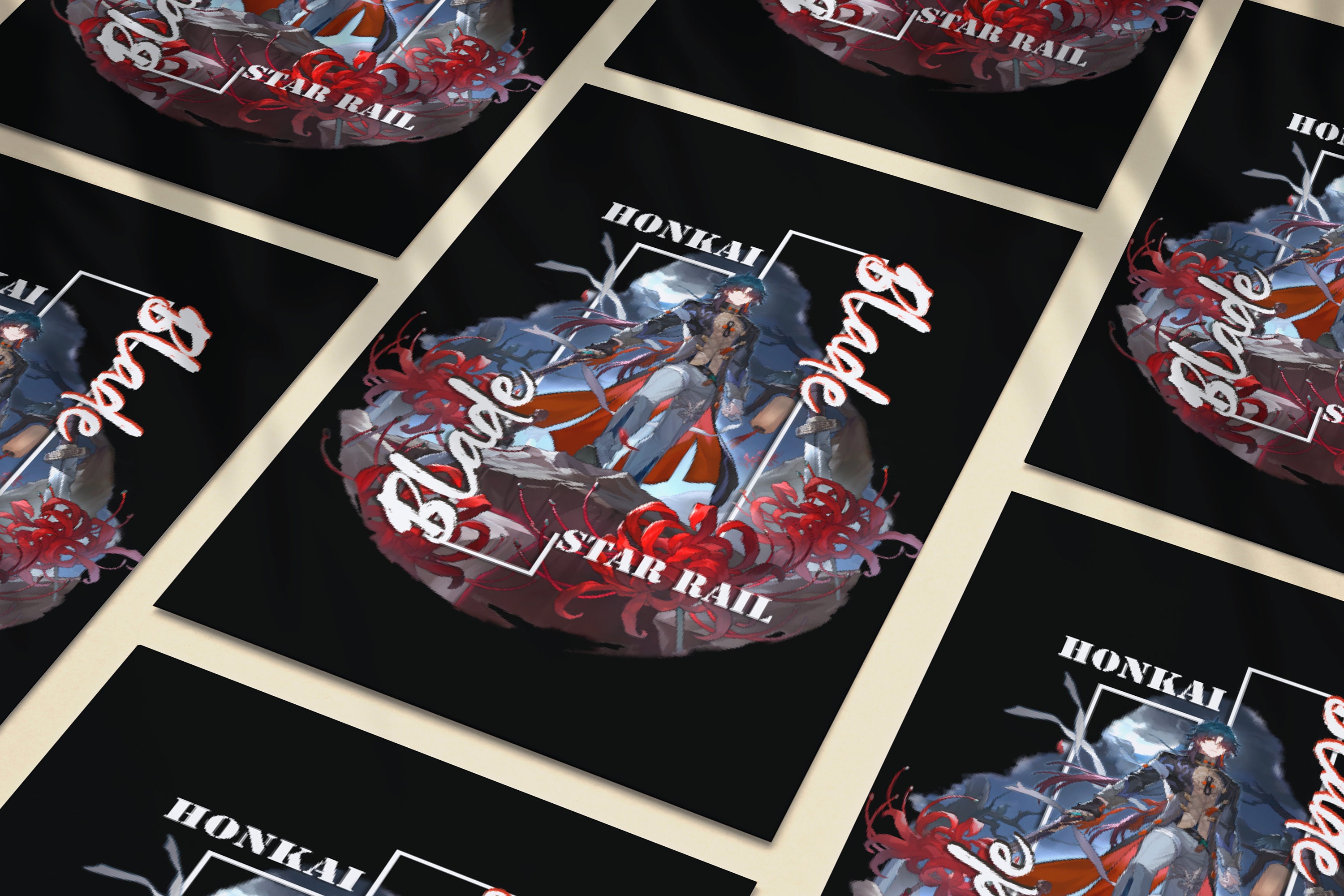 Blade Themed Honkai Star Rail Aesthetic Poster Anime Wall Art Print ...