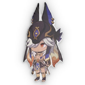 Cyno Genshin Impact Shaped Pillow Anime Plushie: Adorable & Comfortable ...