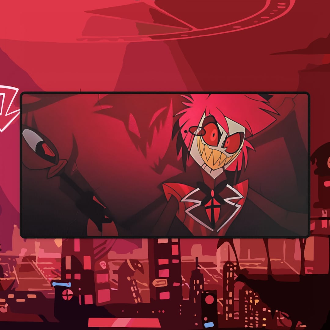 Alastor Hazbin Hotel Desk Mat: Premium Quality, Vibrant Designs ...